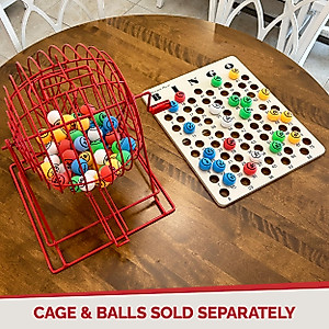 MR CHIPS Professional Bingo Game Master Board for Ping Pong Balls