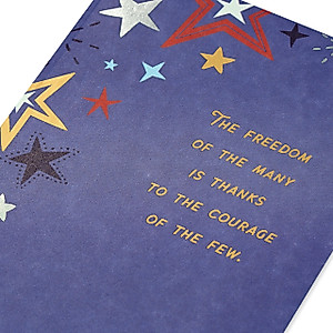 American Greetings Thank You Card for Military (Respect and Gratitude)