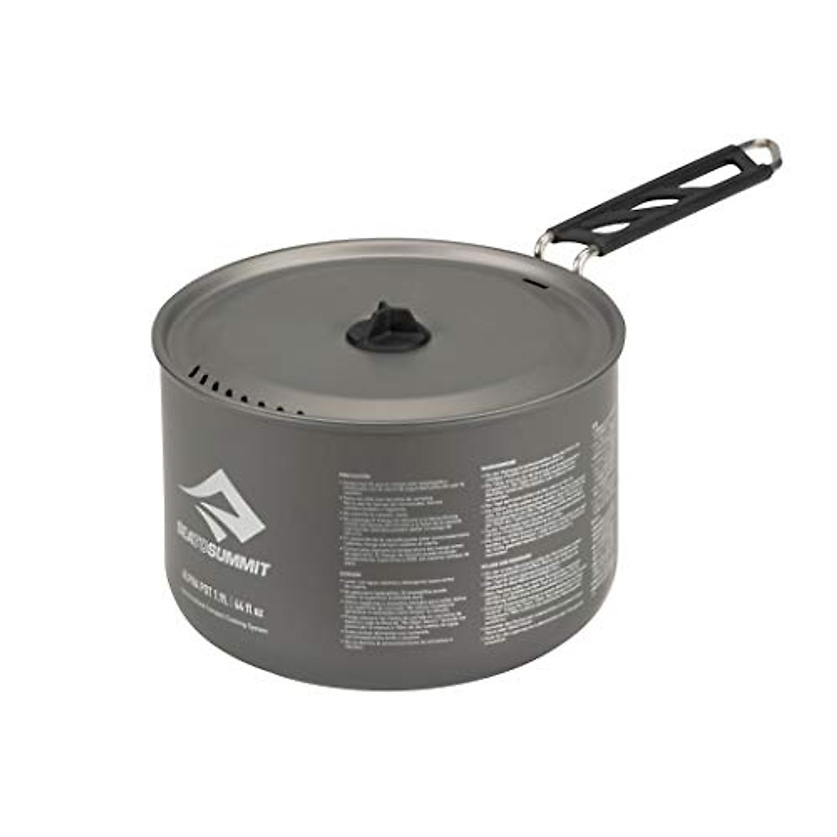 Sea to Summit Alpha Lightweight Aluminum Camping Cook Pot, 1.9-Liter