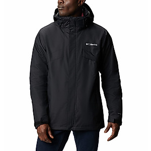 Columbia Men's Bugaboo II Fleece Interchange Jacket, Black, Large Tall