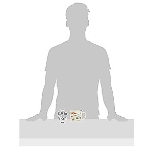 Gift Republic GR270058 Mushroom Enamel Mug, Multi, 500 milliliters