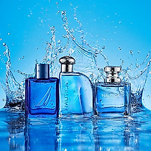 Nautica Voyage Eau De Toilette for Men - Fresh, Romantic, Fruity Scent - Woody, Aquatic Notes of Apple, Water Lotus, Cedarwood, and Musk - Ideal for Day Wear - 3.3 Fl Oz