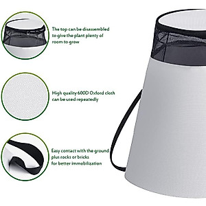 LFUTARI 2pcs Winter Rose Protective Cover - Winter Protection Rose Cones - Rose Collars for Winter Protection Against Frost, Animals Eating (2)