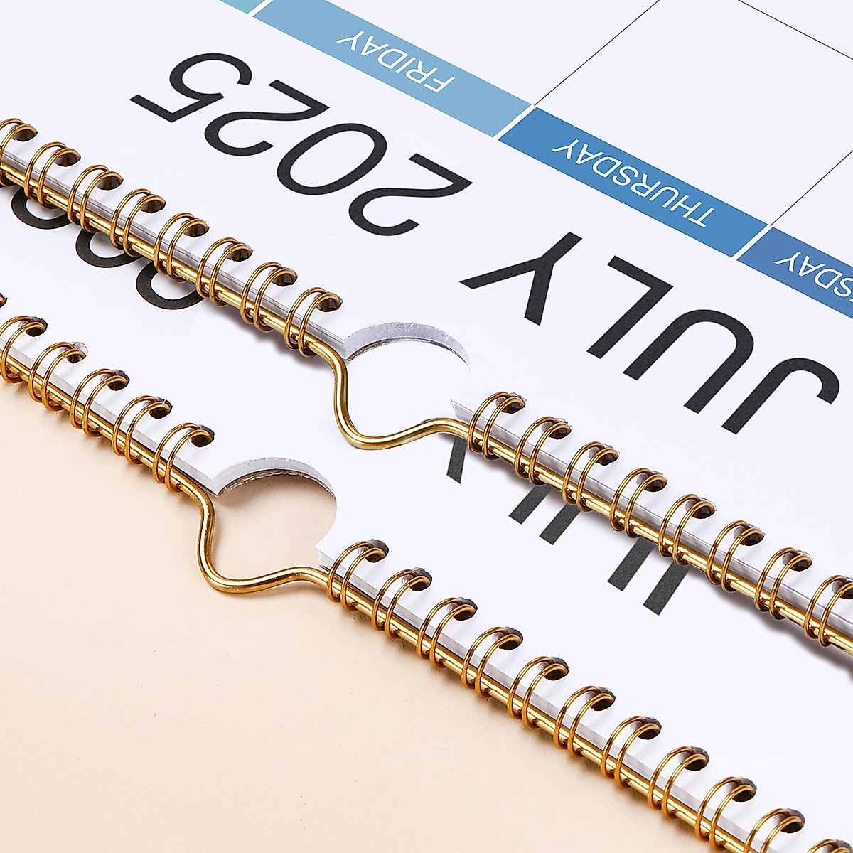 2025-2026 Wall Calendar - Jul 2025 - Dec 2026, 18 Monthly Hanging Calendar 2025-2026 Planner, 15" x 11.5", Spiral Binding, Yearly Overview, Holidays, Large Blocks, Perfect Organizer for Home & Office