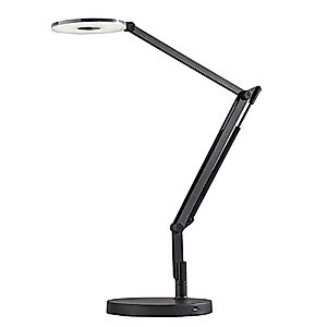 Adesso 6013-01 Gordon LED Desk Lamp 32.5 in, 9 Watt LED, Black, 1 Table Lamp