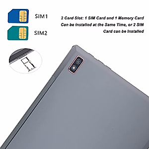 4G LTE Tablet, 4GB 64GB 100240V Octa Core Dual SIM Dual Standby 10.1 Inch Tablet 10.1 Inch IPS for Game (US Plug)