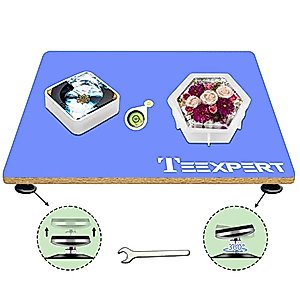 Teexpert Resin Leveling Table for Epoxy Resin, 16''x 12'' Adjustable Epoxy Resin Leveling Board, Multipurpose Self Leveling Resin Crafts Table Resin Accessories Supplies and Acrylic Pouring Tools