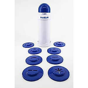 Churrera Churro Maker by StarBlue with FREE Recipe e-Book - Easy tool for Deep Fry churro in 8 difference shapes