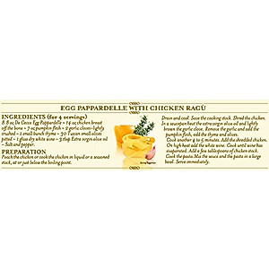 De Cecco Pasta, Egg Pappardelle, 8.8 Ounce