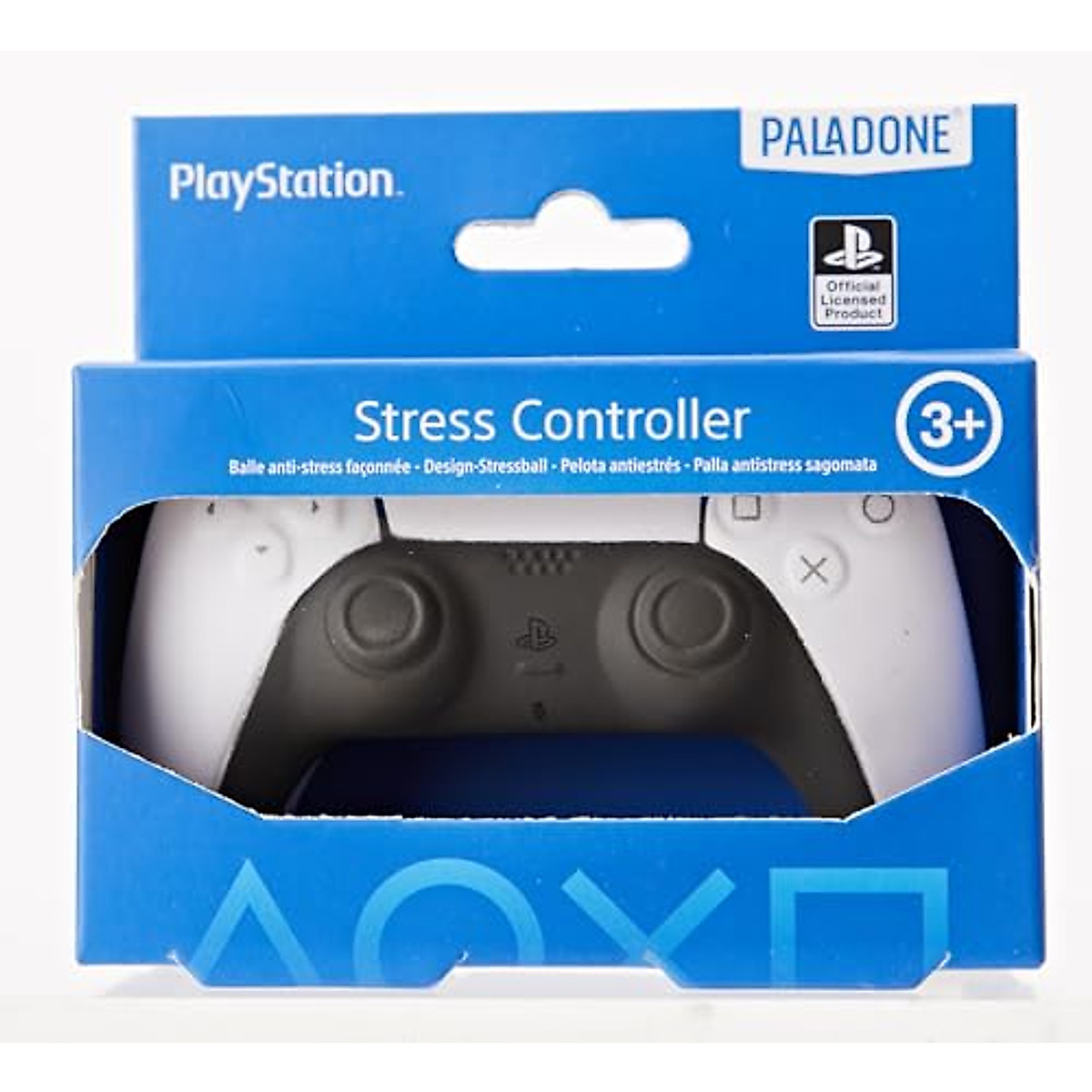 Paladone PlayStation Controller Stress Ball | Finger Exercise & Stress Relief Toy | Gift for Gamers for Home or Office