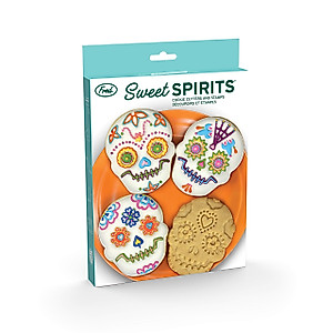 Genuine Fred SWEET SPIRITS Day of the Dead Cookie Cutter/Stampers, Set of 4