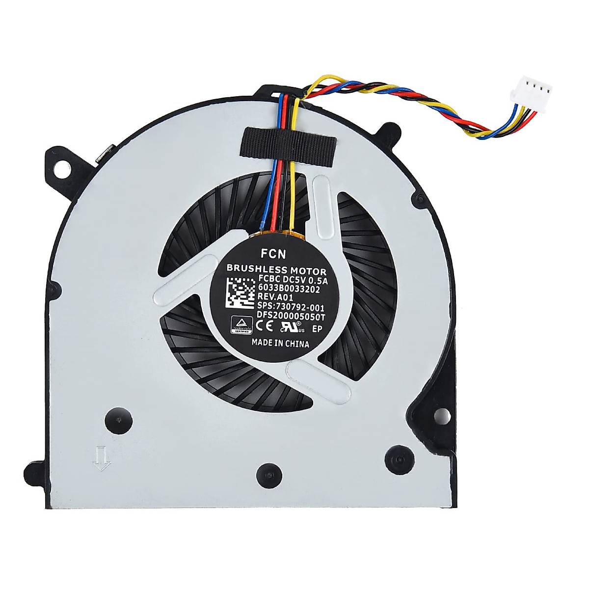 Replacement CPU Cooling Fan for HP Elitebook 840 850 G1 G2, Elitebook 740 745 755 G1 G2, ZBook 14 G1 G2 Series Laptop P/N:730792-001 KSB0805HB KSB0805HB-CM23 6033B0033202