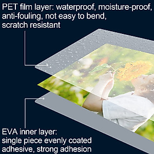 HERKKA 100 Pack Laminating Sheets, Hold 11 x 17 Inch Sheet, 3 Mil Clear Thermal Laminating Pouches 11.5 x 17.5 Inch Lamination Sheet Paper for Laminator, Round Corner