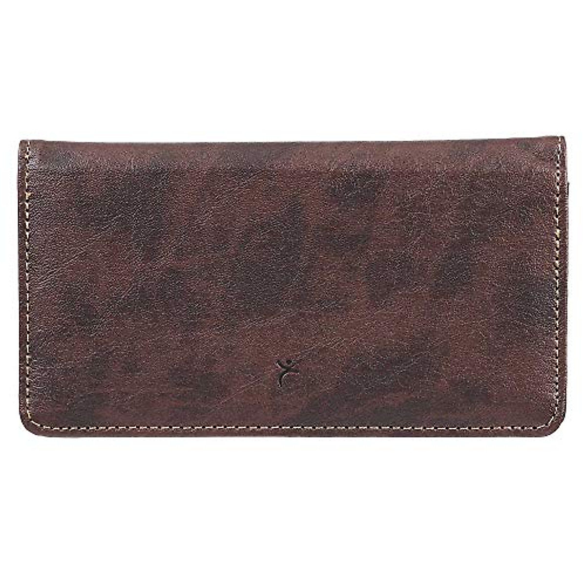 Christian Art Gifts Checkbook Cover for Women & Men - Trust in The Lord - Christian Brown Wallet Faux Leather Bifold Checkbook Cover for Duplicate Checks ID Credit Cards & Pen Loop Holder -Provers 3:5