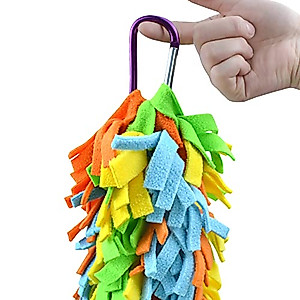 Sugar Glider Hanging Pouch Snuggle Sleeping Pouch with 4 Detachable Climbing Vines for Gliders Ferret Rat Hamster Hedgehog Small Pets