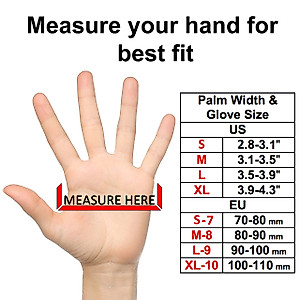 SAFEAT General Waterproof Work Gloves for Men and Women – Flexible, Double Coated Latex, Multipurpose, Sandy Grip Foam 1 Pair (Medium)