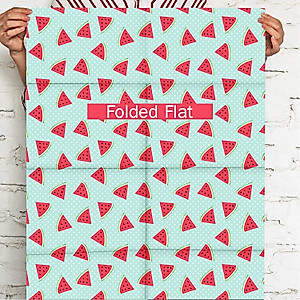 MAYPLUSS Wrapping Paper Large Sheet - Folded Flat - 6 Different Fruit Design (45.2 sq ft.ttl) - 27.5 inch X 39.4 inch Per Sheet