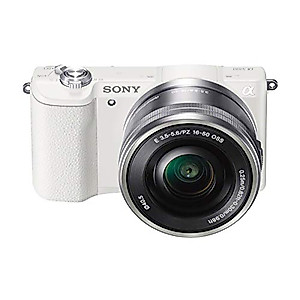 Sony a5100 16-50mm Mirrorless Digital Camera with 3-Inch Flip Up LCD (White) (Renewed)