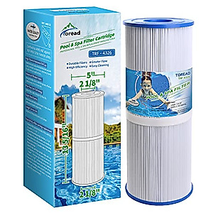 TOREAD Replacement for Spa Filter PRB25-IN, Unicel C-4326, Filbur FC-2375, FC-2370, R173429, 3005845, 17-2327, 100586, 33521, 25392, 817-2500, Guardian 413-106, 5X13 Drop in Spa Filter, 1 Pack