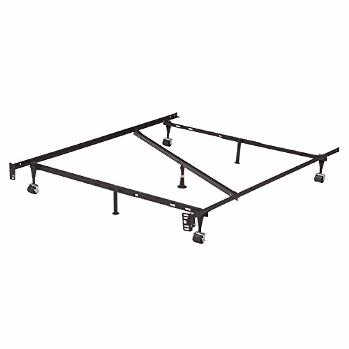 2K Furniture Designs Bed Frame, Full, Black