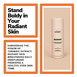 Minimo Radiant Brightening Daily Face moisturizer for Women | Naturally brightens skin discoloration and hyper-pigmentation |Best face moisturizer for women |face sunscreen moisturizer for oily skin