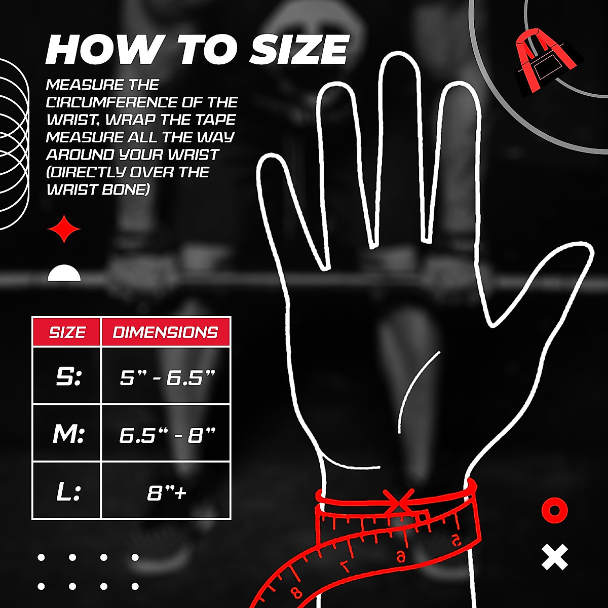 JerkFit Death Grips, Lifting Straps for Deadlifts, Pull Ups, and Heavy Shrugs, with Padded Support, Palm Protection & Increased Grip for Heavy Pull Lifts (Large)