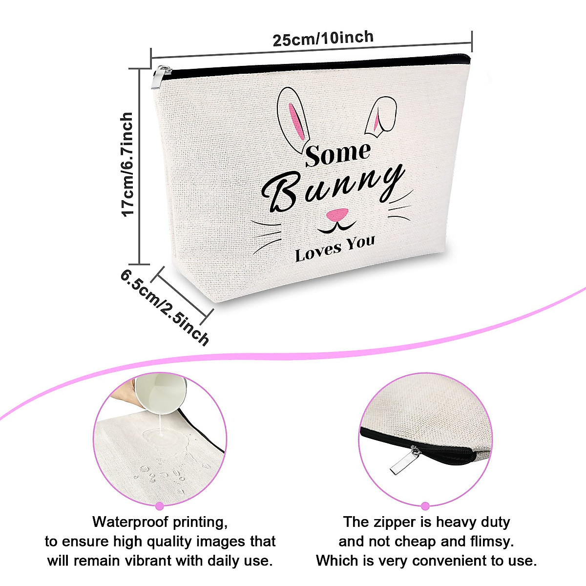 Fox Gift for Fox Lover Makeup Bag Fox Themed Gift for Women Animal Lover Gift for Teen Daughter Cute Fox Cosmetic Bag Best Friend Birthday Gift Graduation Christmas Gift Travel Cosmetic Pouch