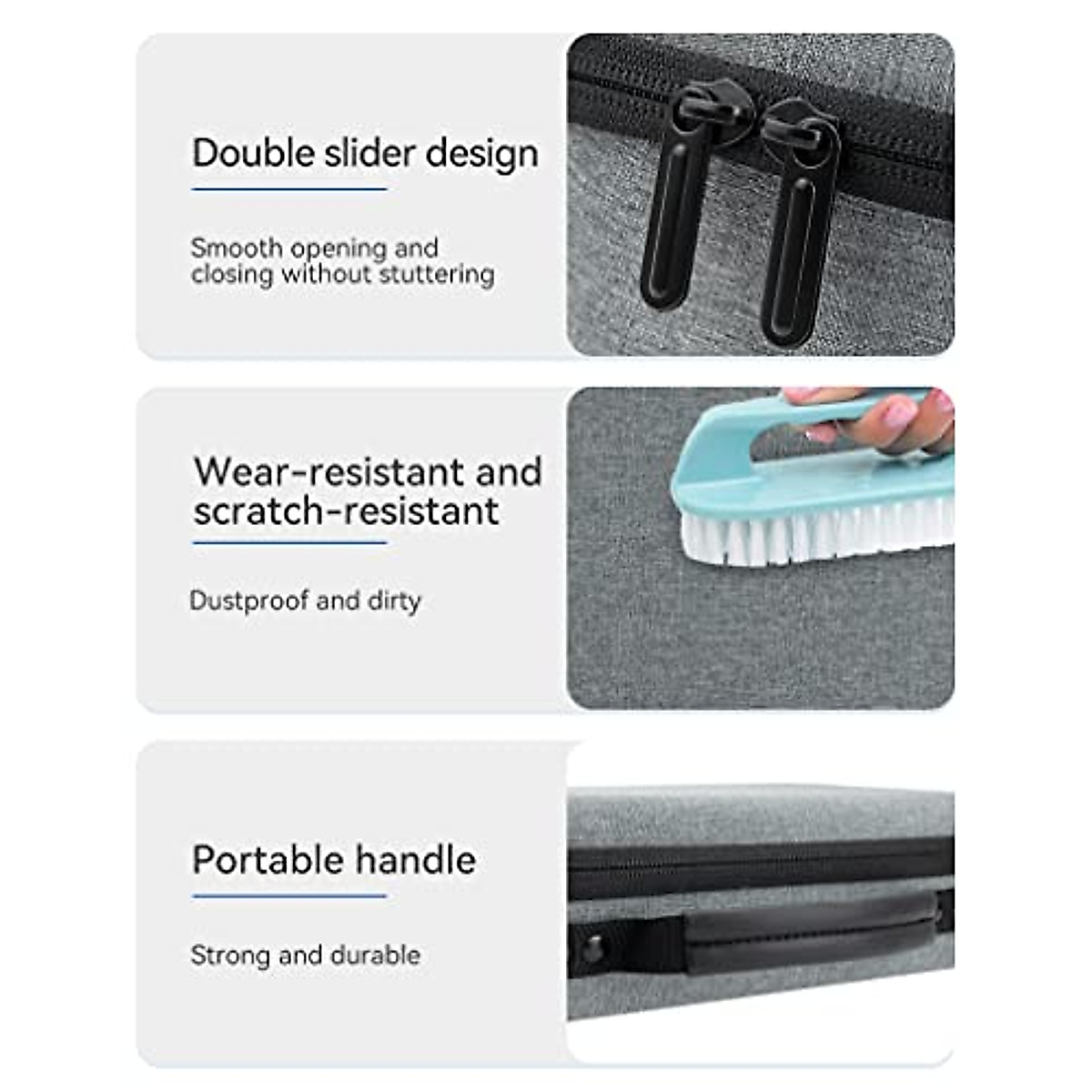 Growalleter Hard Case for Anker Nebula Solar Portable 1080p Projector,Travel Box for Anker Nebula Solar Projector