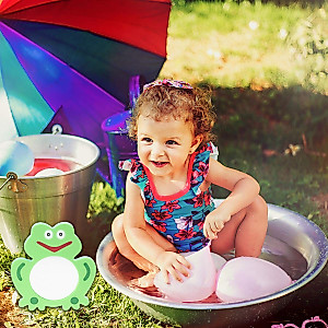 Kisangel Kid Bath Toys 1Pc Unbreakable Mirror EVA Baby Mirror Bath Bathing Play Water Toy Shower Toy for Children Kids Foam Bath Toys Baby Mirror ( Green Frogs Toddler Bath Toys