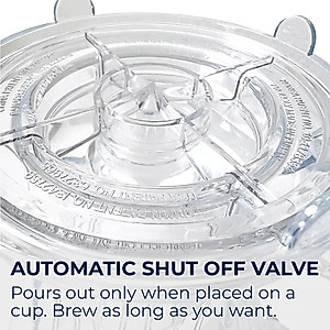 Clever Coffee Dripper and Filters, Large 18 oz, Original Classic Design, Safe BPA Free Plastic, dripper coffee maker, drip coffee maker pour over, 100 filters, coaster and lid