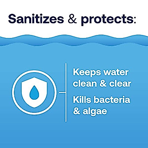 HTH Spa Care Bromine Tabs, Spa & Hot Tub Chemical Sanitizer, Fits All Floaters, 2 lbs