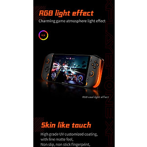 QUJUSO OnexPlayer Mini Pro 7" Handheld Game Console Portable PC Mini Laptop UMPC Win 11 AMD Ryzen 7 6800U 16GB LPDDR4 RAM/1TB NVMe M.2 SSD 1920 * 1200 Display Screen (Black)