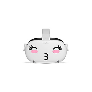 UwU Kiss Face - Oculus Quest 2 - Decals - Black & Pink
