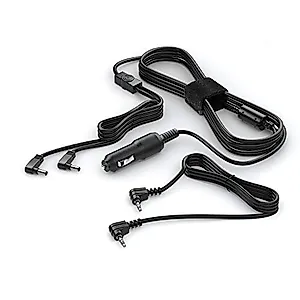 Pwr Car Charger Adapter and Audio Video AV Cable for Philips Dual Screen Portable DVD Player Pd9016/37 Pd9012/17 Pd9012m/37 Pd9000 Pd7012 Pd7012r Pb9011 Pd700 Pd7016 Pt902 Pb9001 Ay4197 Ly-02 Ay4128