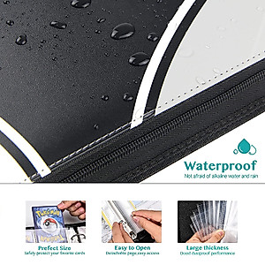 𝟮𝟬𝟮𝟰 𝙐𝙥𝙜𝙧𝙖𝙙𝙚 PACKAPRO 9 - Pocket Classic Soccer Cards Binder Fit 900 Cards with 50 Sleeves Sports Card Binders Collector Album Folder Holder for FIFA Cards