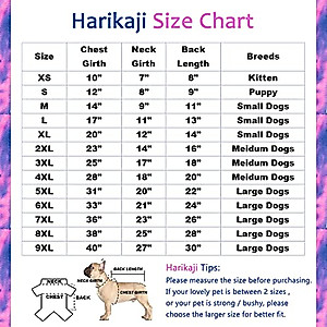 Harikaji Dog Tie Dye Hoodie, Dog Winter Clothes, Pet Hooded Sweatershirt Pullover, Dog Coat Apparel for Small Medium Large Dogs(Blue Pink,XL-Chest 20'')