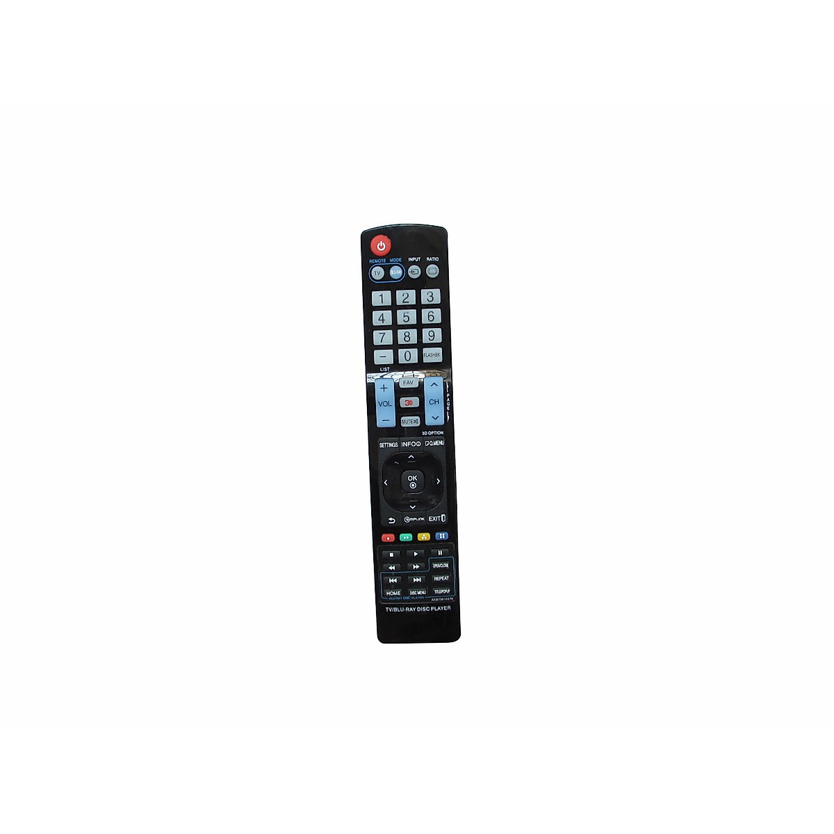HCDZ Universal Replacement Remote Control for LG BP420K BP540 BP530R BD610 BD611 BD620C Network Blu-ray BD DVD Disc Player