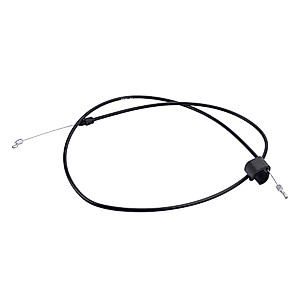 Dalom 532183567 Safety Control Cable 183567 60-109 for Poulan Sears Craftsman Husqvarna Weed Eater Engine Lawn Mower Cable Parts Cable Length: 61 1/2",Conduit Length: 54 1/2",Z Bend on Each End
