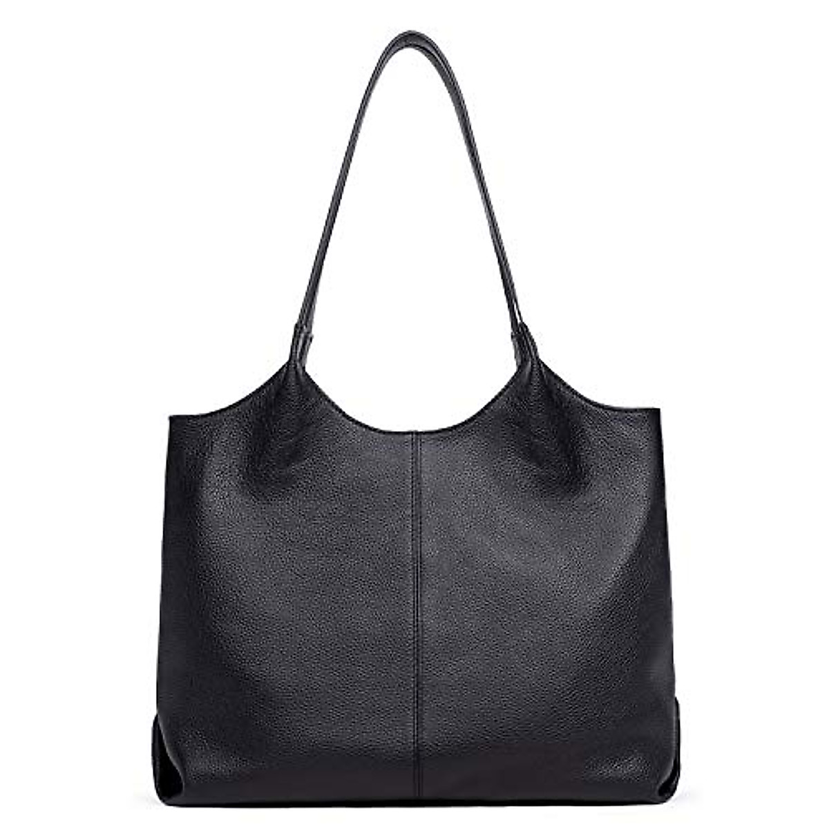 Soft Leather Tote Purse Zipper Closure Designer Handbag Women RFID Top-handle Bag Lightweight