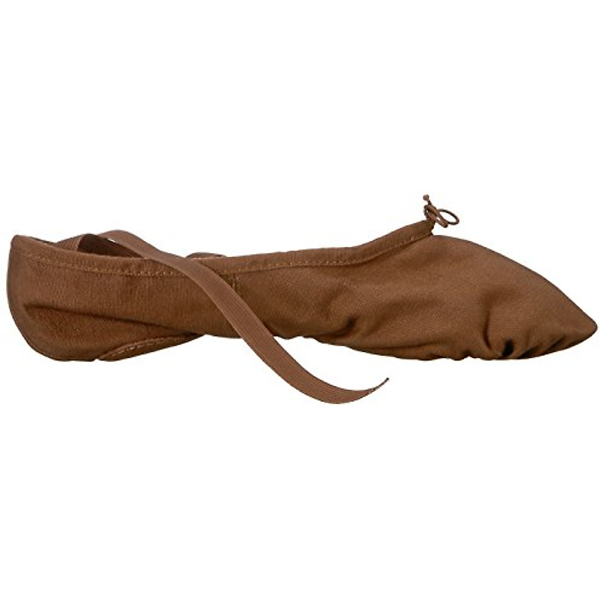 Bloch Women's Dance Men's Pump Split Sole Canvas Ballet Slipper/Shoe, Cocoa, 11