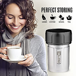 Canniloq T80ASPB Premium Rugged Airtight Jar and Aluminum Container Keeps Dry Goods Fresh, Silver Body Black Cap, 80ml