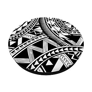 Cute Polynesian Tattoo Hawaiian Tribal Samoan - Gift PopSockets PopGrip: Swappable Grip for Phones & Tablets