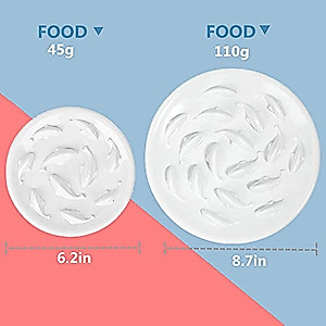 Slow Feeder Bowl for Cats and Small Dogs,Cilkus Fish Pool Design, Fun Interactive Bloat Stop Puzzle Feeder Bowl Healthy Eating Diet Made of Melamine Food Grade Material Dishwasher Safe (Small, Green)