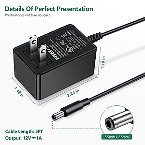 FITE ON 12V AC/DC Adapter Replacement for Briggs and Stratton B&S BS B4177GS 705927 0G5744 Generac Generator 0G9449 Battery Charger 030426-0 Jump Starter MW48-1200750 Westinghouse WGen7500 WGen7500DF