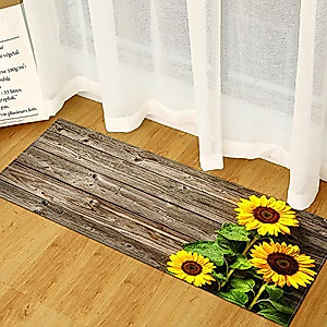 OPLJ Geometric Pattern Kitchen Rug Rectangle Doormat Anti-Slip Area Carpet for Living Room Bedroom Mat Home Decoration A3 60x180cm