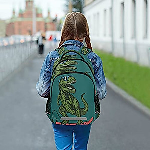 Backpack Bookbag School Bag Skateboard Dinosaur Travel Bag for Girls Boys Teen