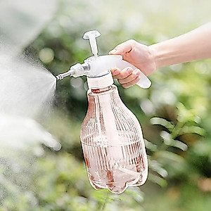 Brass Sprinkler Large Capacity Pressure Watering Can Garden Sprinkling Kettle Air Pressure Watering Kettle Household Watering Flowers Flower Watering Tools (Pink, One Size)