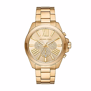 Michael Kors Men's Wren Chronograph Gold-Tone Stainless Steel Watch (Model:MK8928)