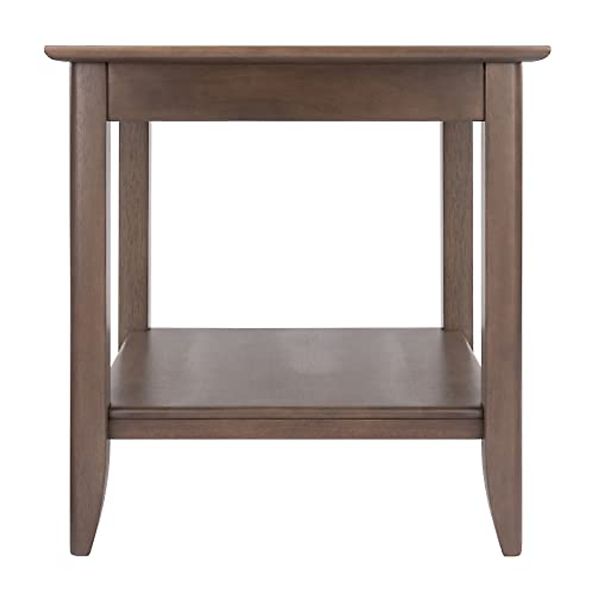 Winsome Wood Santino End Table, 22.64, Oyster Gray