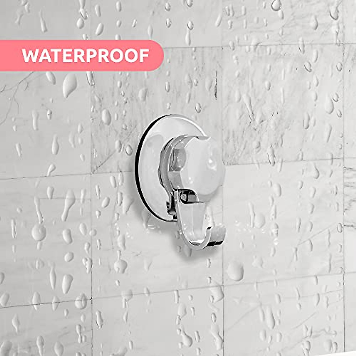 Compactor Bestlock Suction Cup Single Hook Pack (2, Chrome)